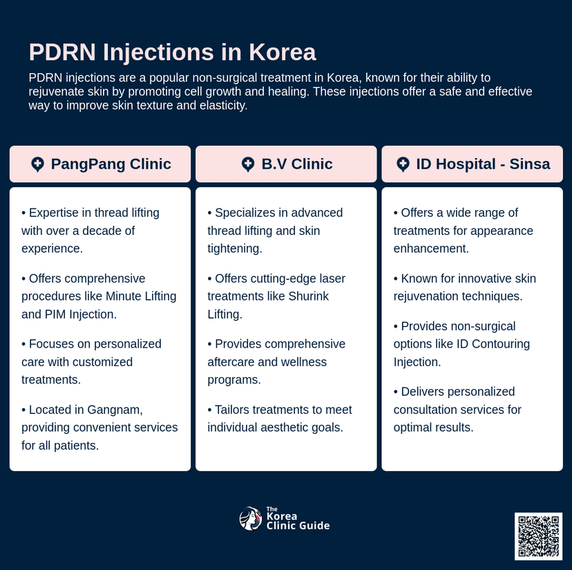 PDRN Injection in Korea | Best Clinics, Costs, Procedure Types & More