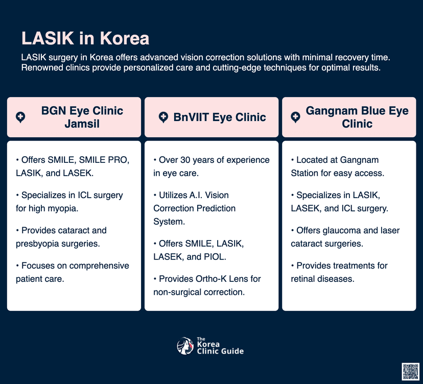LASIK in Korea | Best Clinics, Costs, Procedure Types & More